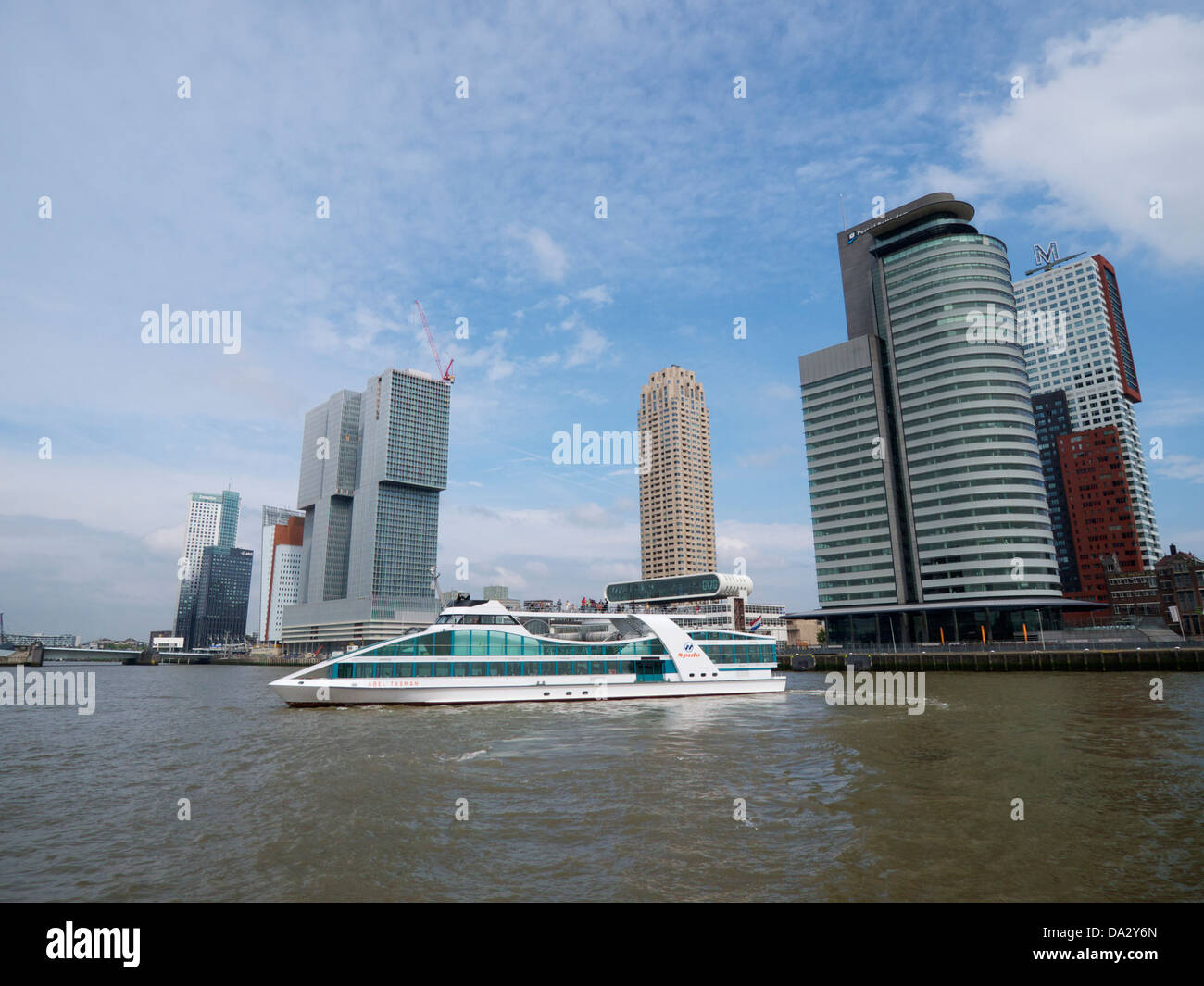 Spido tourism cruise ship Abel Tasman in the city center of Rotterdam ...