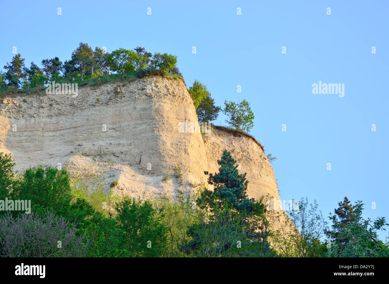 Melnik Sand Pyramids, formed by erosion caused by wind and rainfalls ...