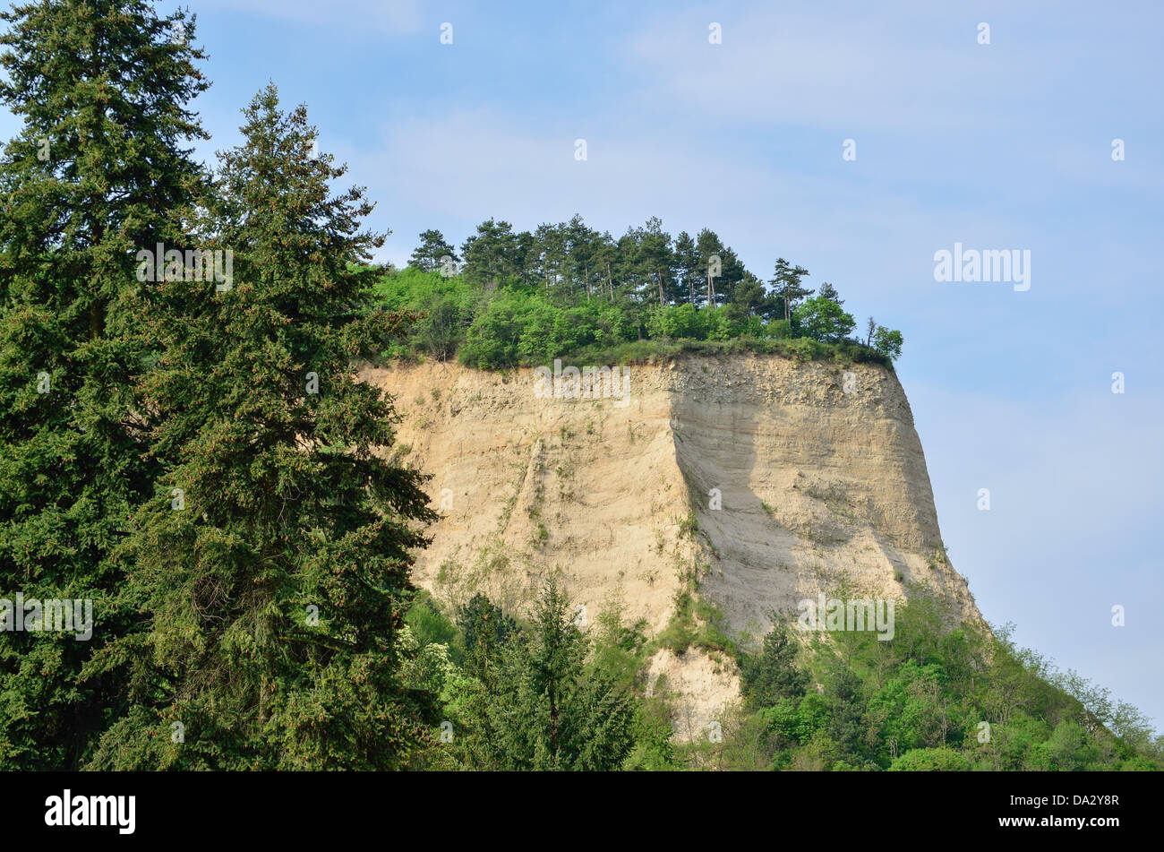 Melnik Sand Pyramids, formed by erosion caused by wind and rainfalls ...