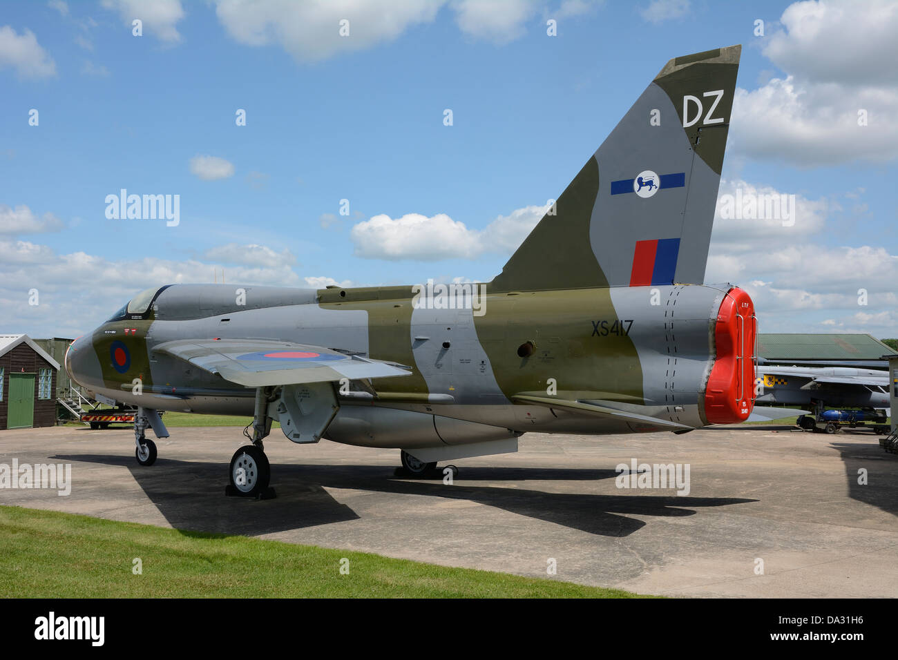 A ROYAL AIR FORCE ENGLISH ELECTRIC LIGHTNING T5 TWIN SEAT FAST JET ...