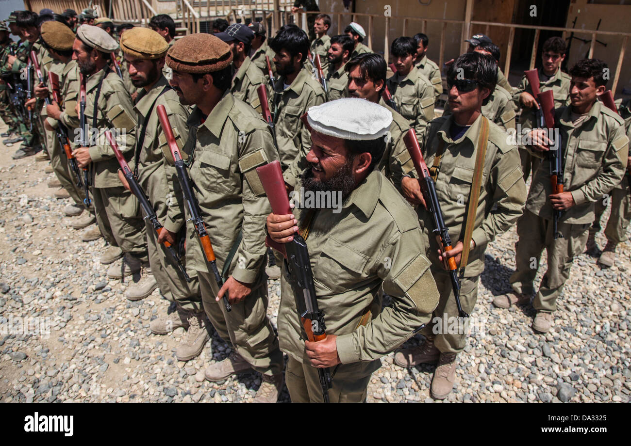 Afghan local police graduation ceremony hi-res stock photography and ...