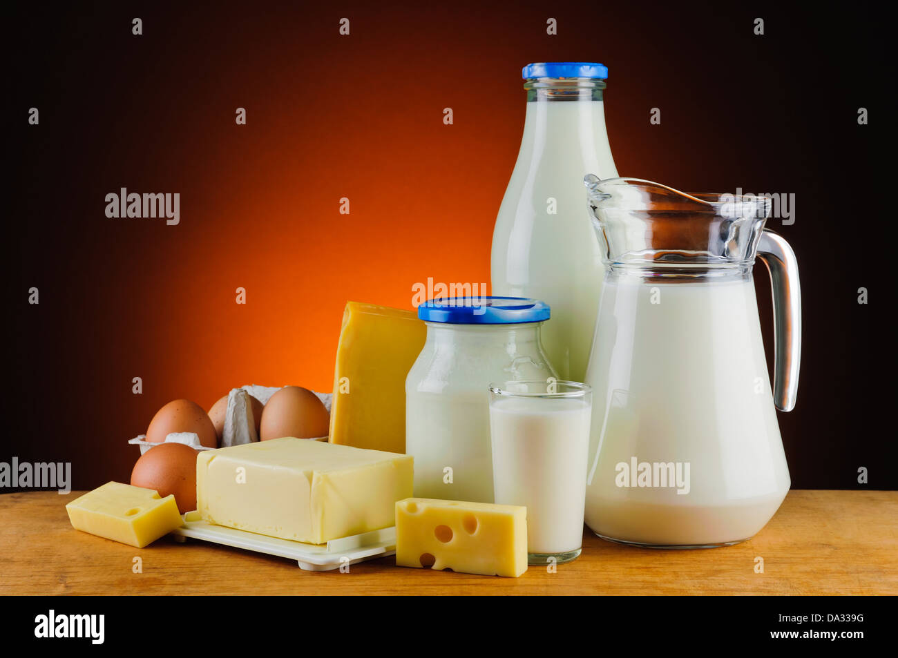 Dairy products hi-res stock photography and images - Alamy