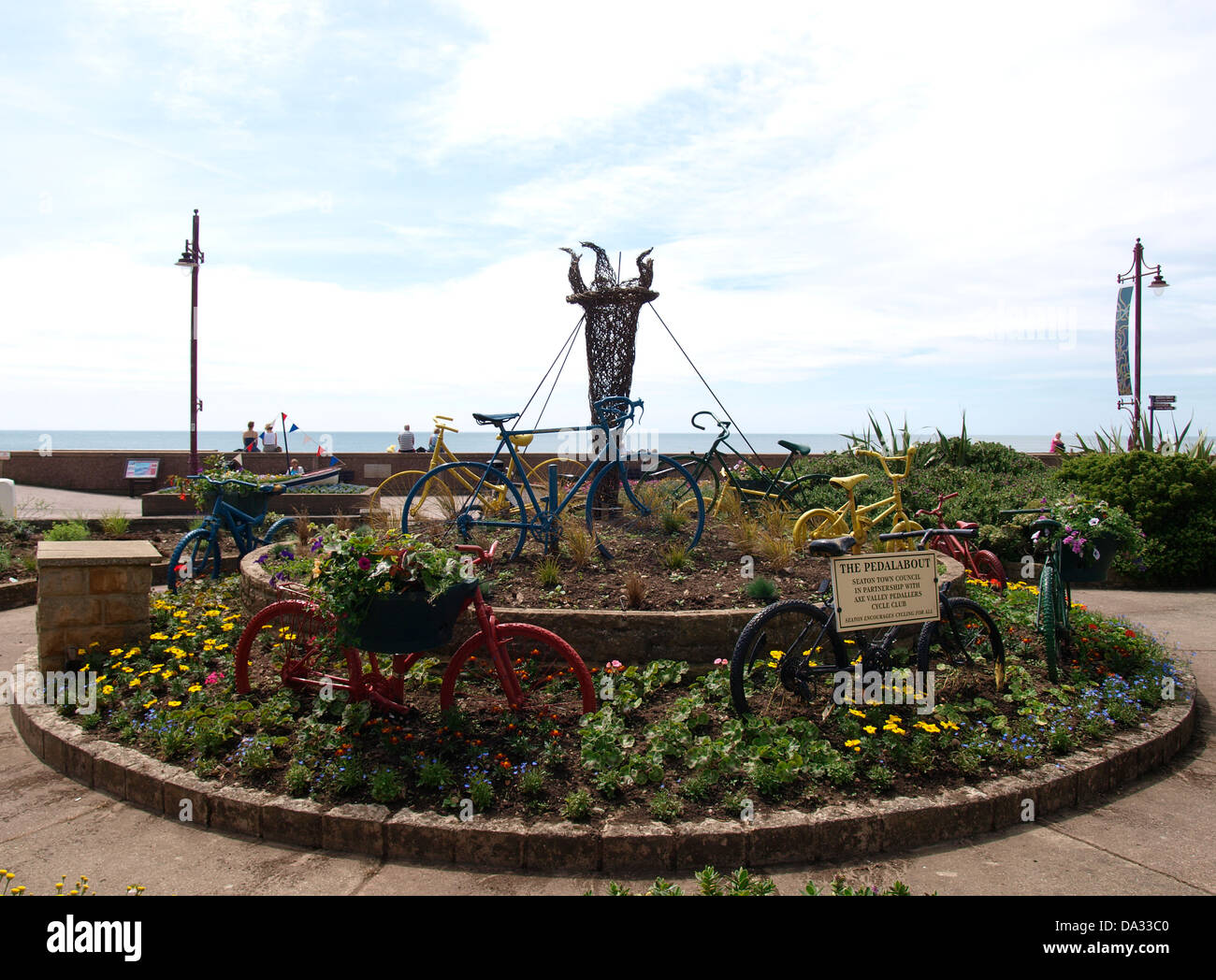 The Pedalabout roundabout, Seaton, Devon, UK 2013 Stock Photo - Alamy