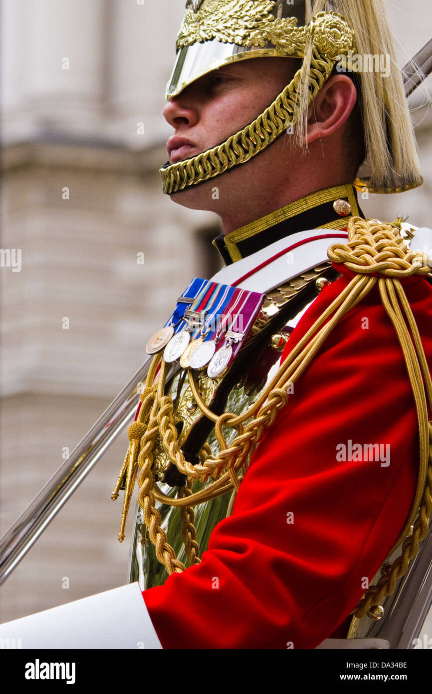 Life Guards of the Household cavalry-London Stock Photo - Alamy