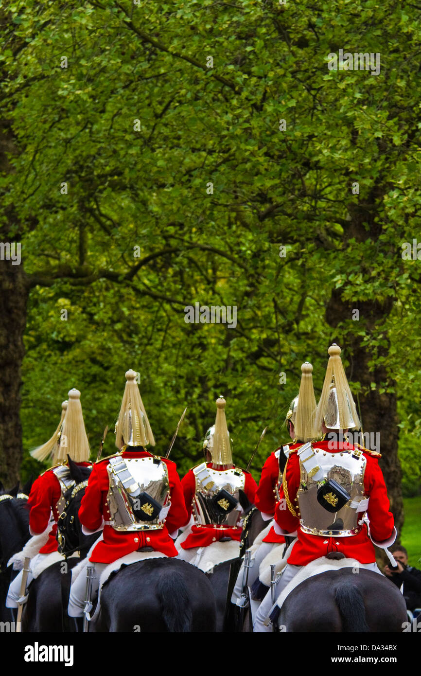 Life Guards of the Household cavalry-London Stock Photo - Alamy