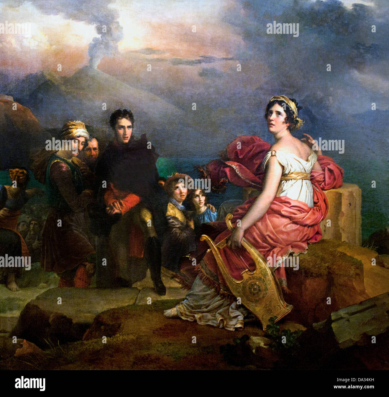 Corinne au Cap Misene 1819 Francois Gerard 1770-1837 France French ...