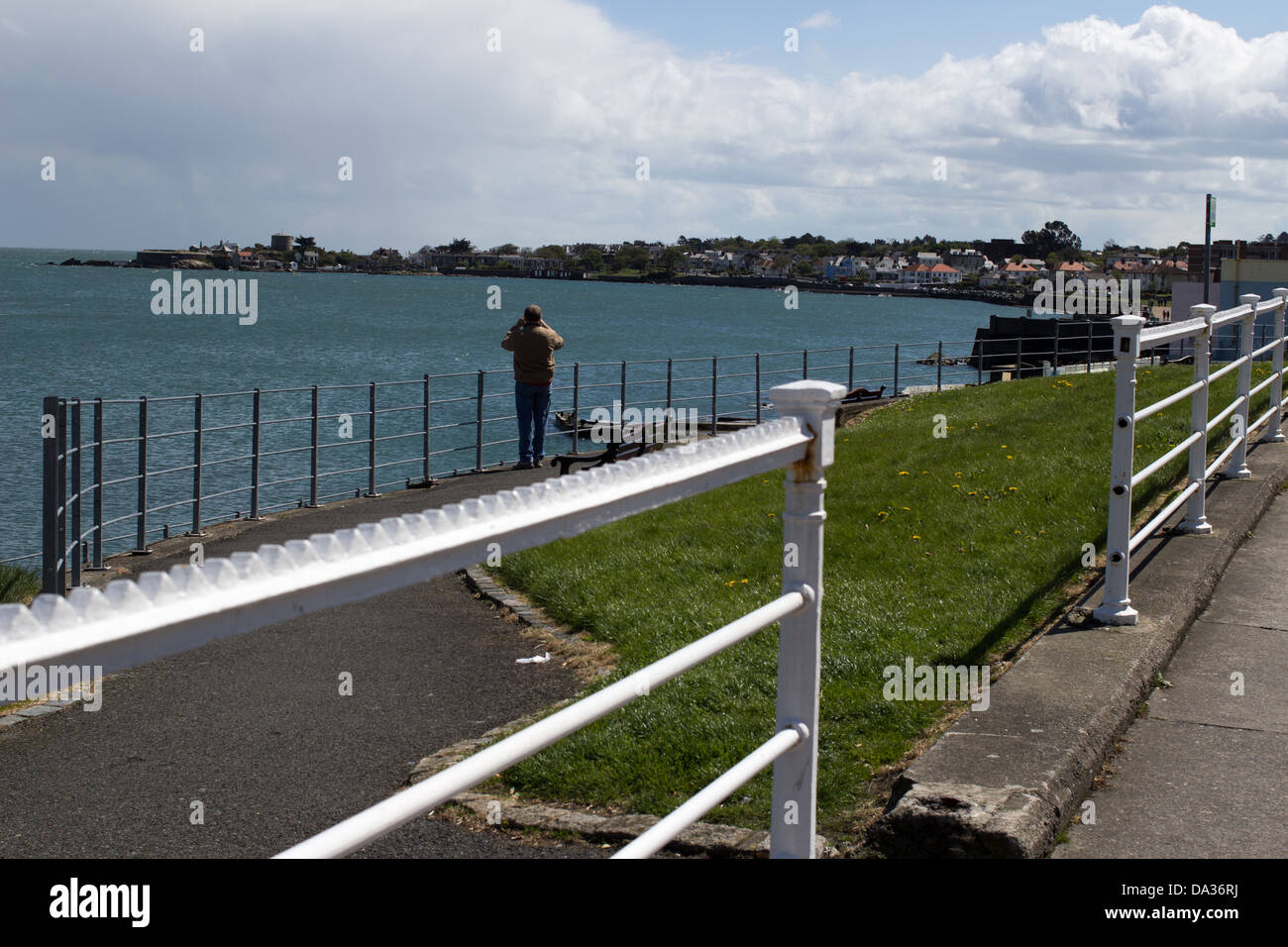 A man looking at the sea Stock Photo - Alamy