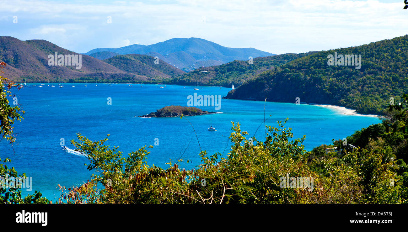 Panorama trunk bay us virgin hi-res stock photography and images - Alamy