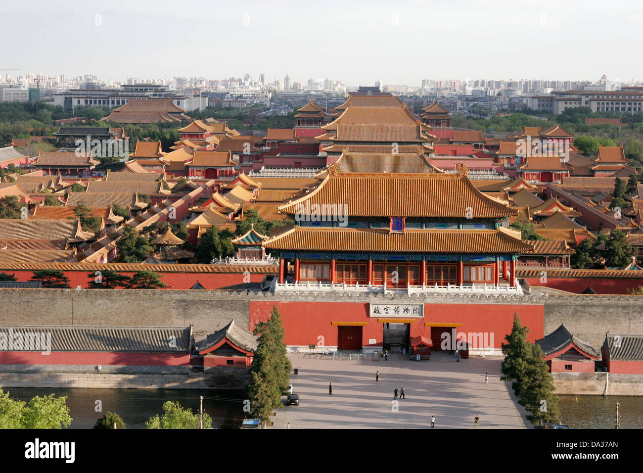 Forbidden City China Aerial View