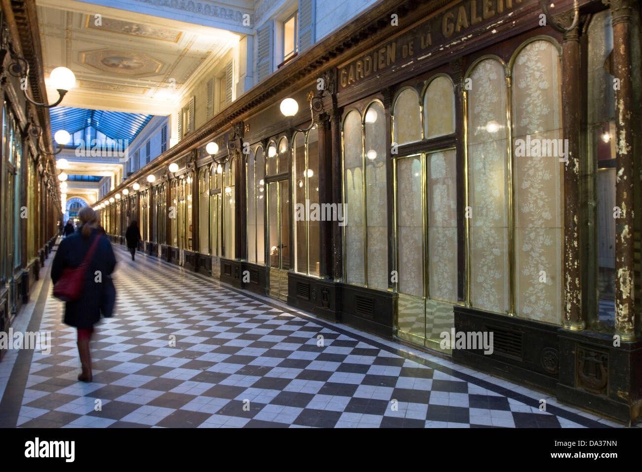 Galerie Véro Dodat, 19th century covered passage in Paris built in 1826 ...