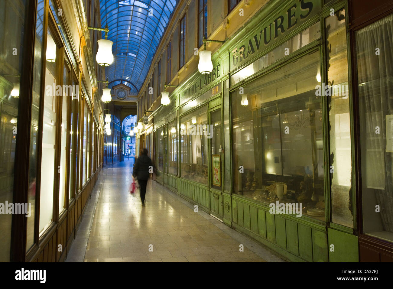 Passage du Bourg-l’Abbé 19th century covered passage in Paris 2nd ...