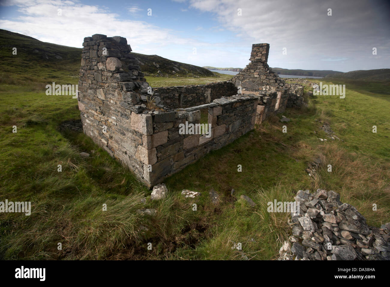 Sleiteil (Sletell) cottages deserted post clearance village, Skerray ...
