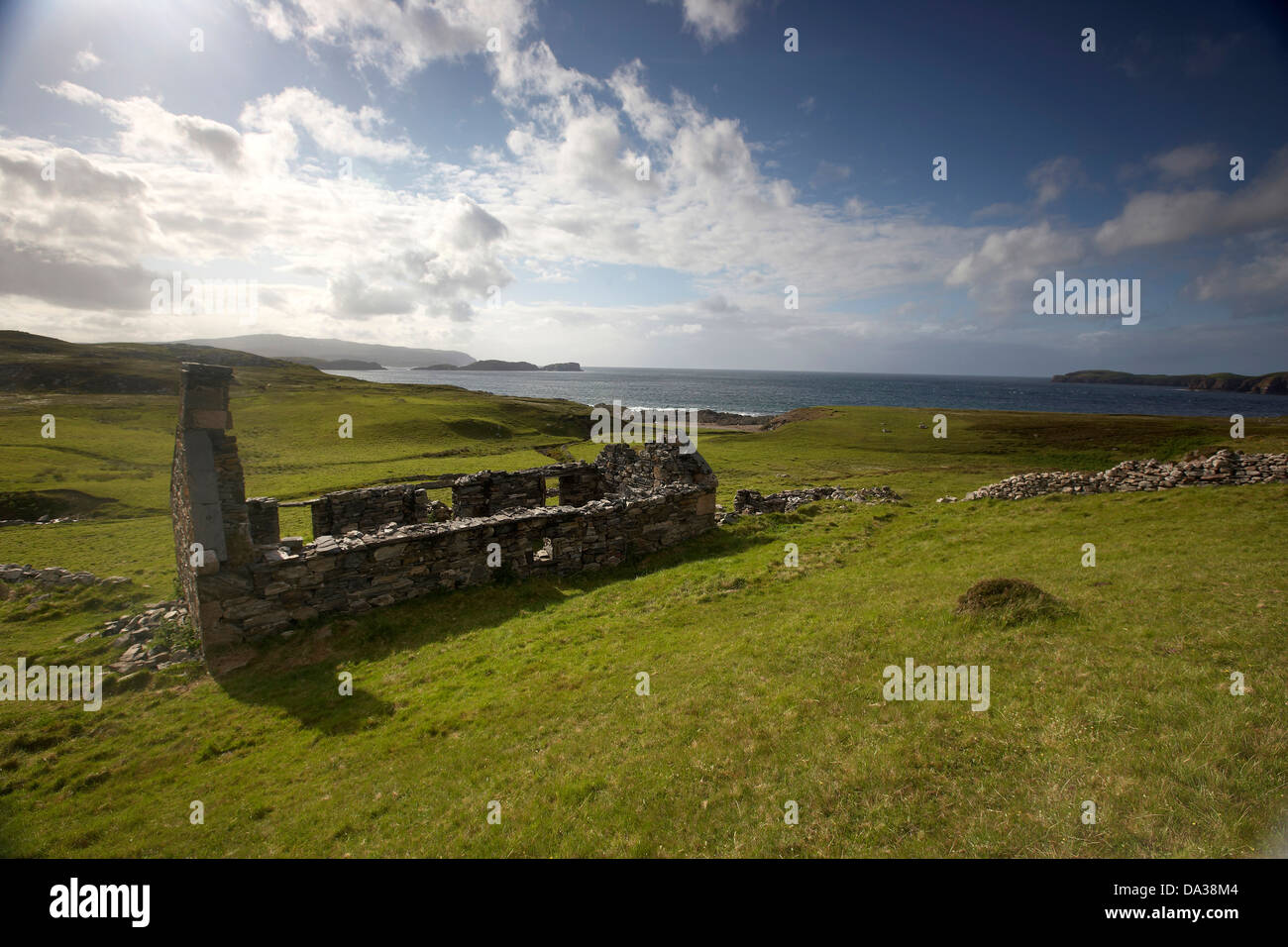 Sleiteil (Sletell) cottages deserted post clearance village, Skerray ...