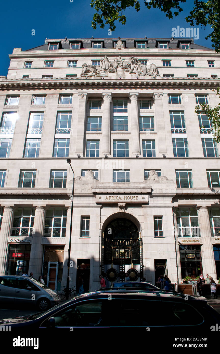 Africa House, Kingsway, London, UK Stock Photo - Alamy