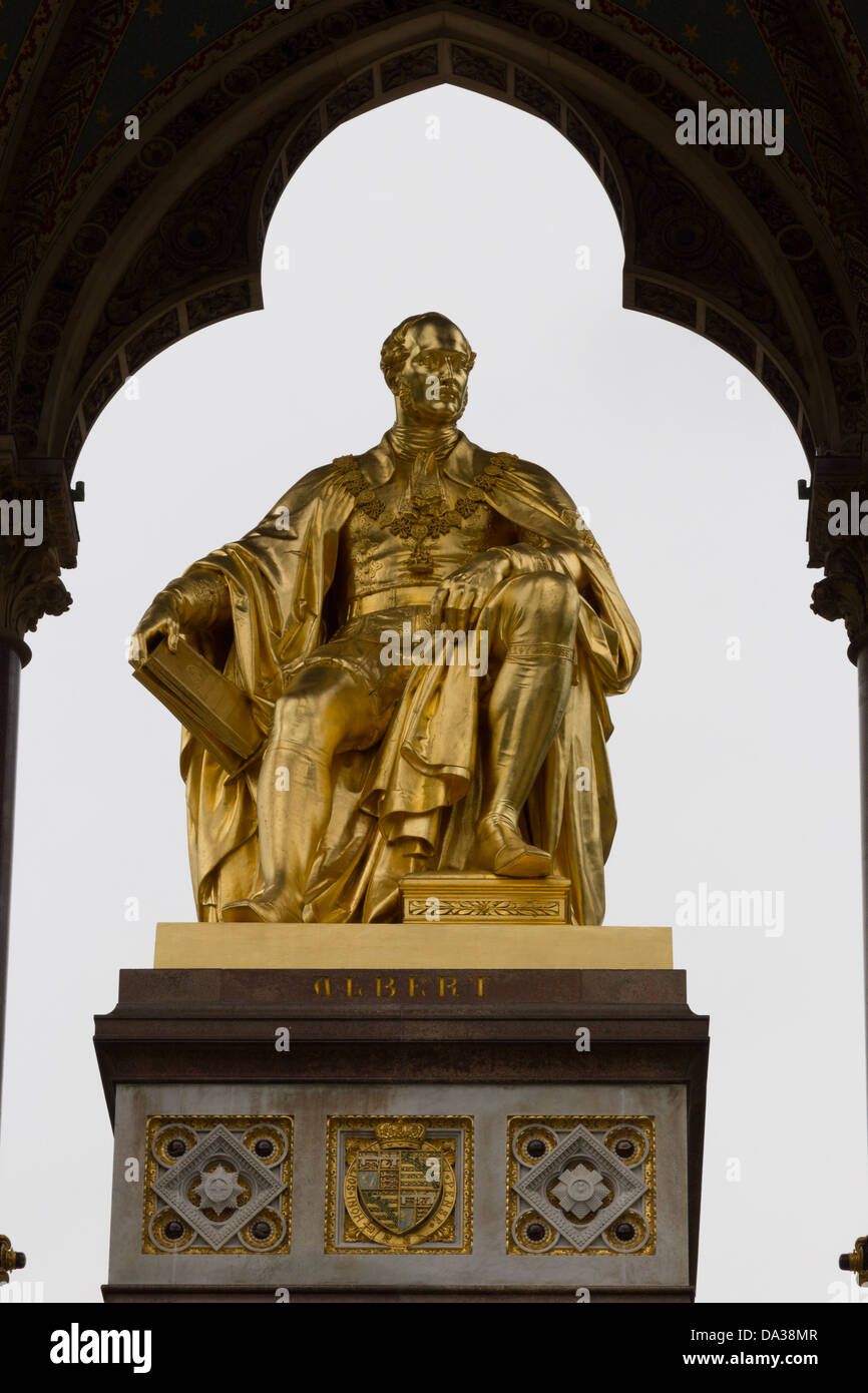 Albert Memorial detail Stock Photo - Alamy