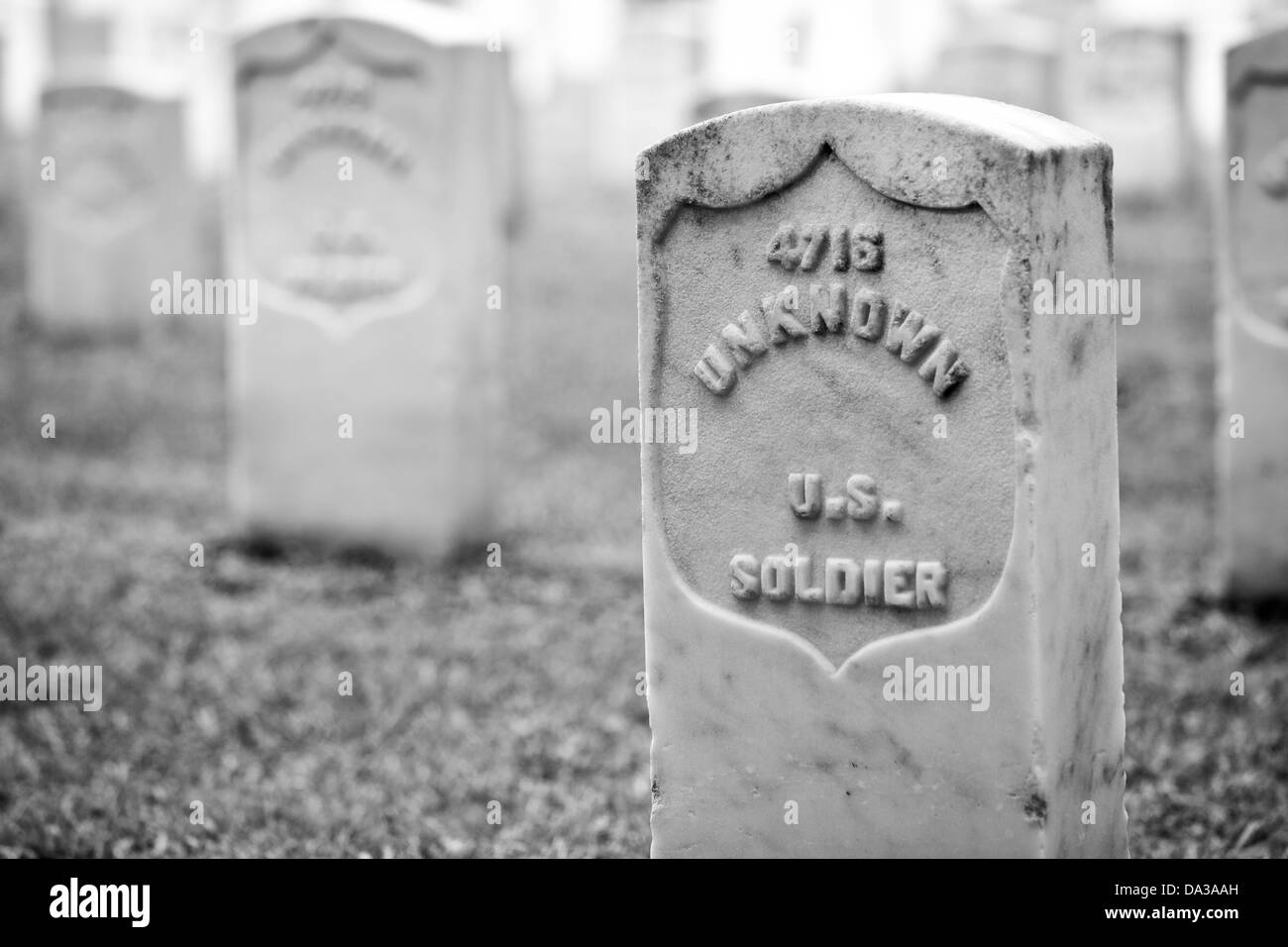 Soldier war grave death Black and White Stock Photos & Images - Alamy