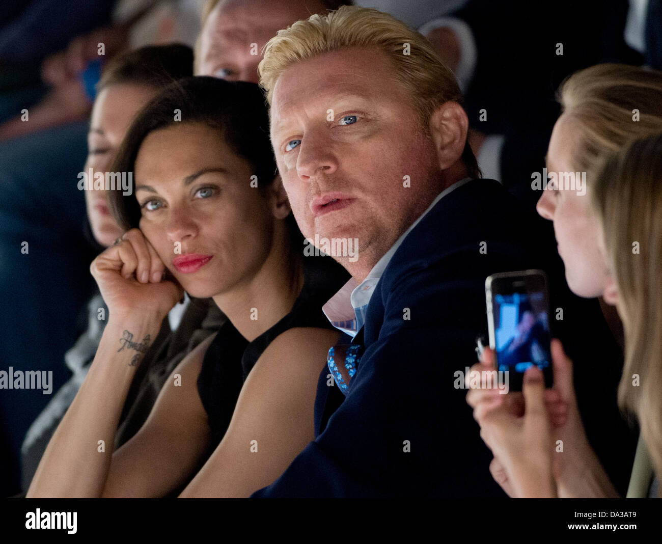 Sharlely becker and boris becker hi-res stock photography and images ...