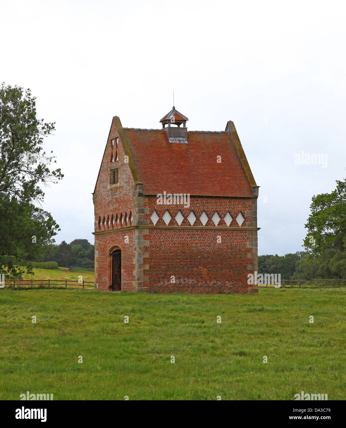 The 17th century Dovecote in the grounds of Hodnet Hall Shropshire ...