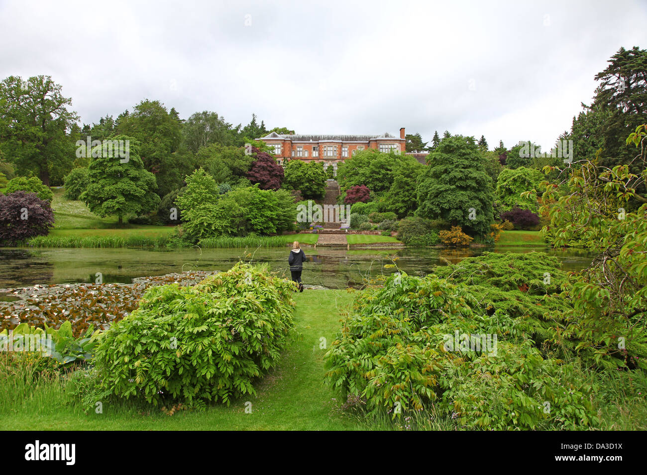 Hodnet Hall gardens Shropshire England UK Stock Photo - Alamy