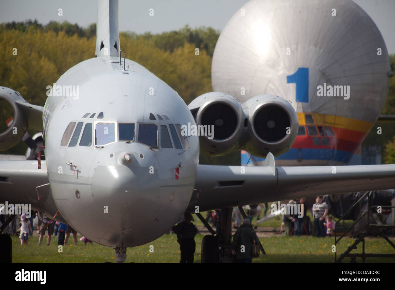 RAF VC10 transport aircraft at Bruntingthorpe airfield UK Stock Photo ...