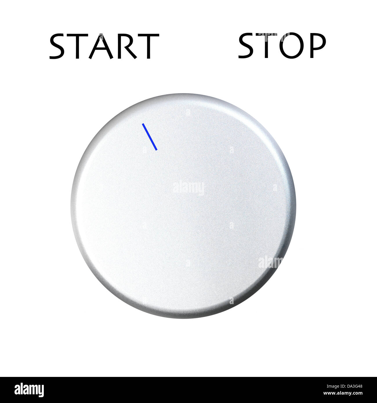 A control dial isolated against a white background Stock Photo - Alamy