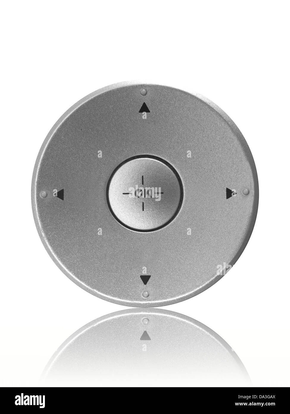 A control dial isolated against a white background Stock Photo - Alamy