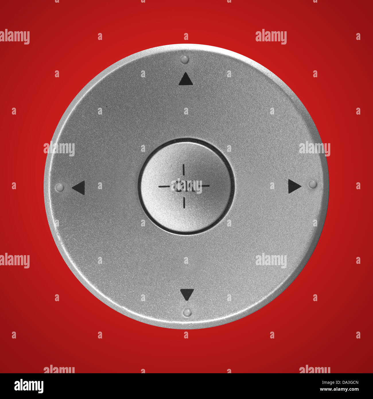 A control dial isolated against a white background Stock Photo - Alamy
