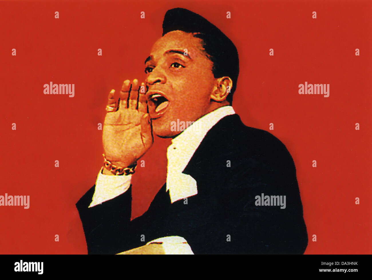 JACKIE WILSON (1934-1984) Promotional photo of US singer in 1962 Stock ...
