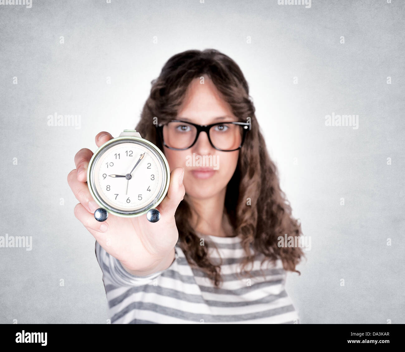Clock waiting teenager hi-res stock photography and images - Alamy