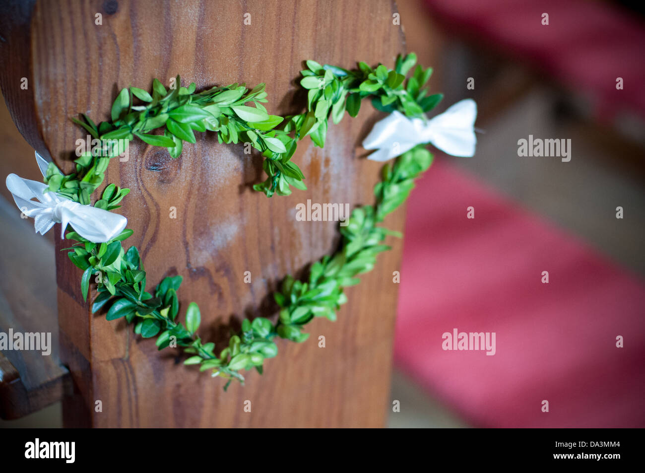 wedding heart decoration Stock Photo - Alamy