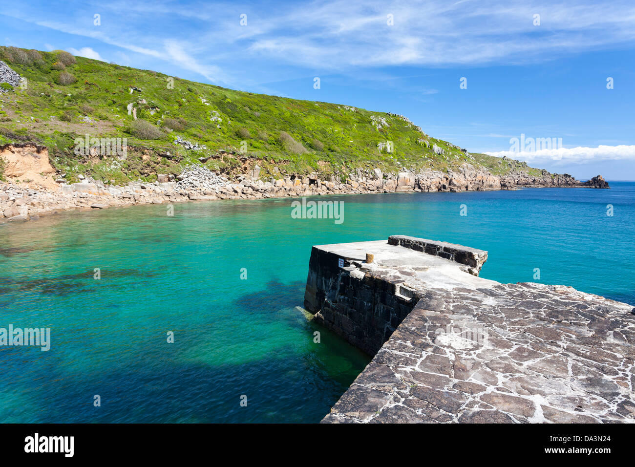 Summers day at Lamorna Cove Cornwall England UK Stock Photo - Alamy