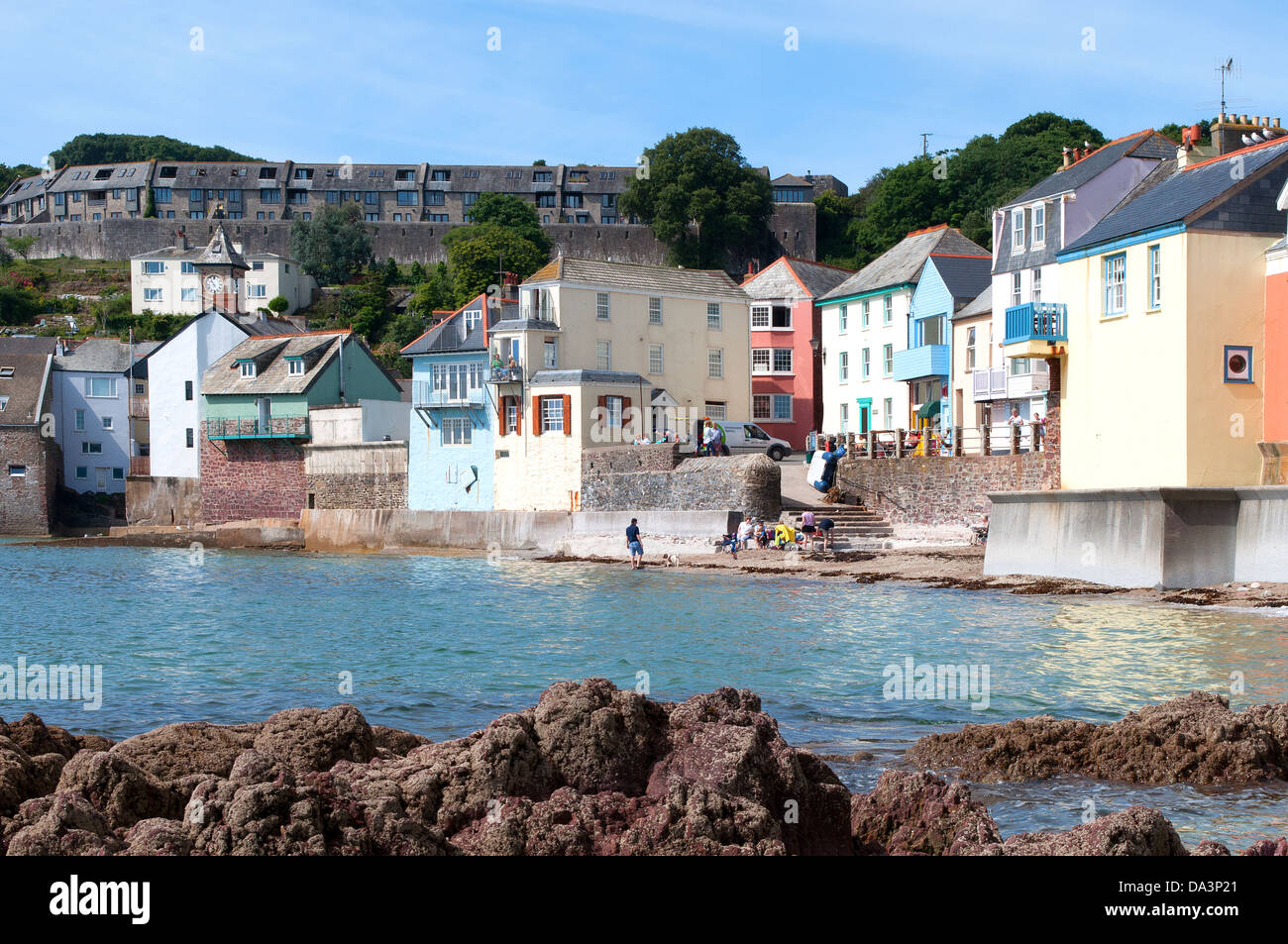 The coastal village of Kingsand in Cornwall, UK Stock Photo - Alamy