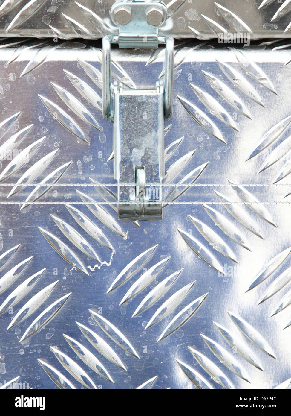 metal industrial big crate box with lock Stock Photo - Alamy
