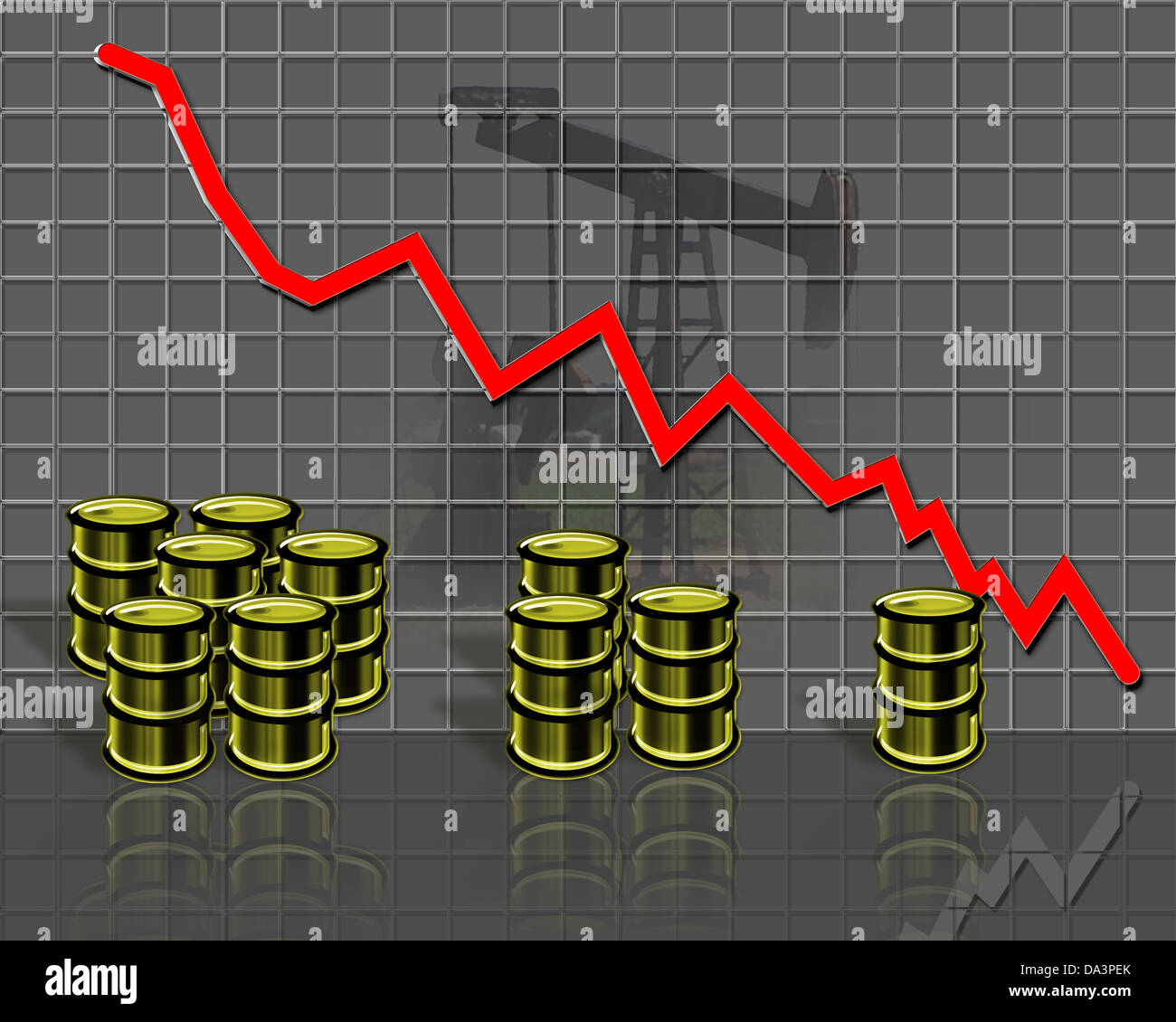 Rising oil prices barrels hi-res stock photography and images - Alamy
