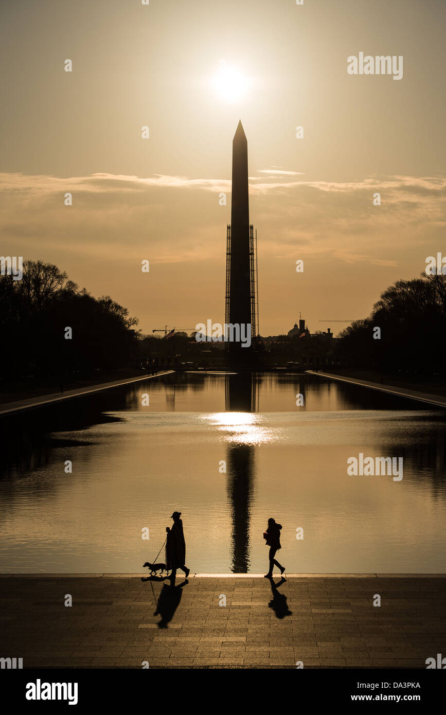 Washington monument silhouette hi-res stock photography and images - Alamy