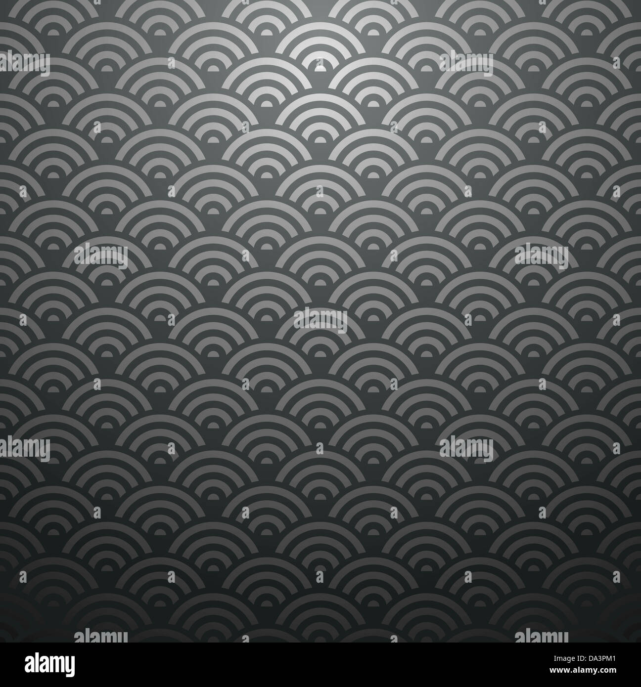Elegant Japan abstract design seamless pattern black background. Vector ...