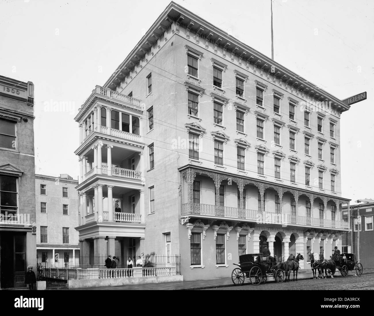 Hotel south Black and White Stock Photos & Images - Alamy