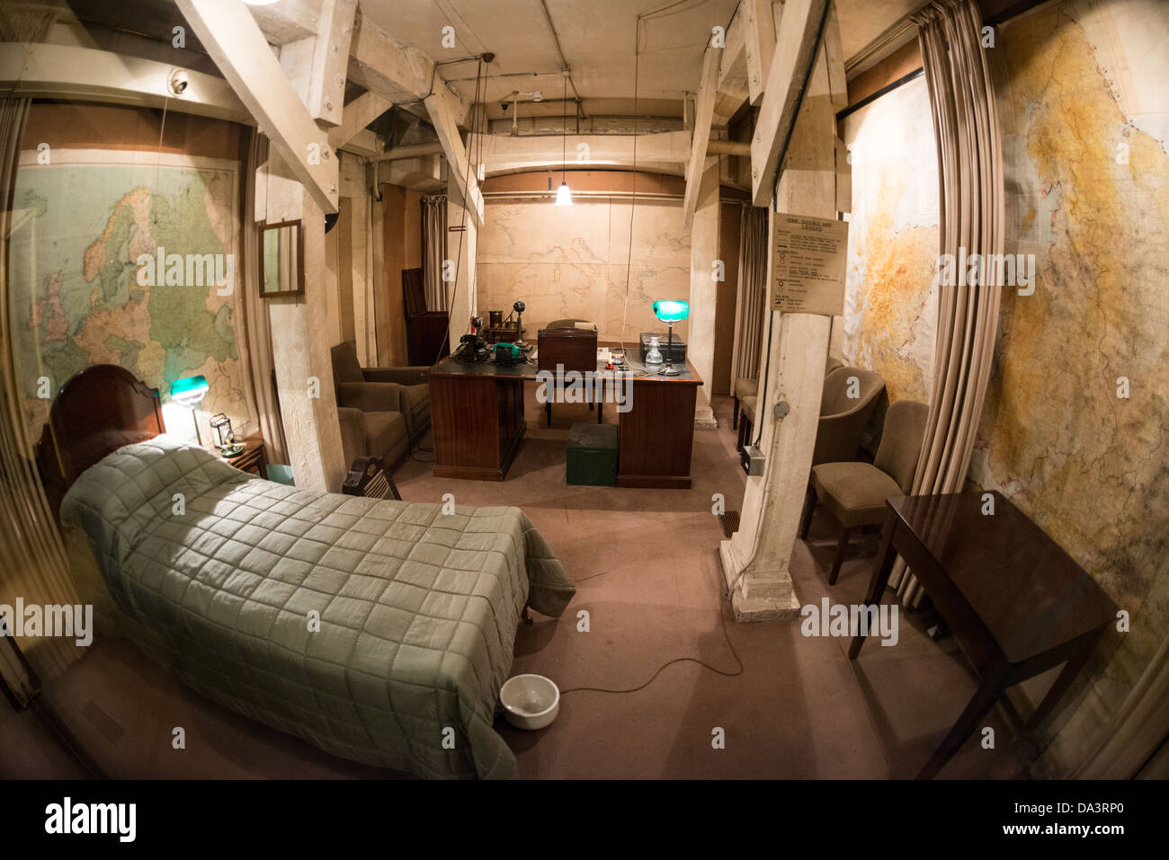 Cabinet war rooms bunker hi-res stock photography and images - Alamy