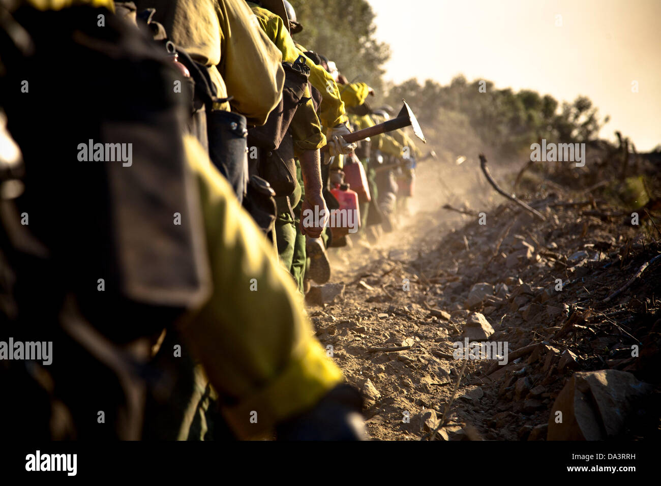 Aug. 16, 2009 - Santa Maria, California, U.S. - The Groveland Hotshots ...