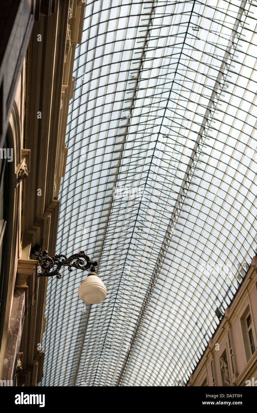 BRUSSELS, Belgium — The elegant glass-domed roof of the Galeries ...