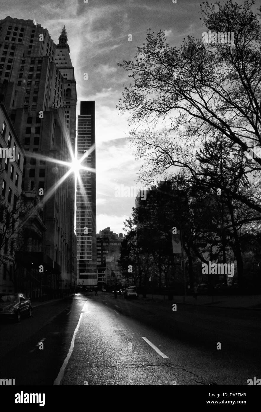 Wide buildings Black and White Stock Photos & Images - Alamy