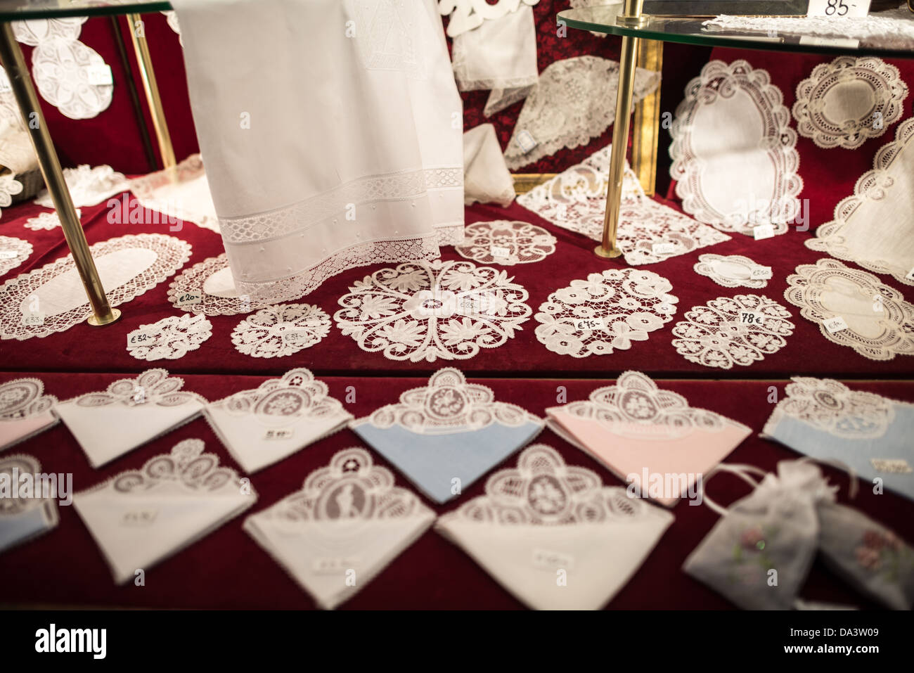 Lace shop brussels belgium hi-res stock photography and images - Alamy
