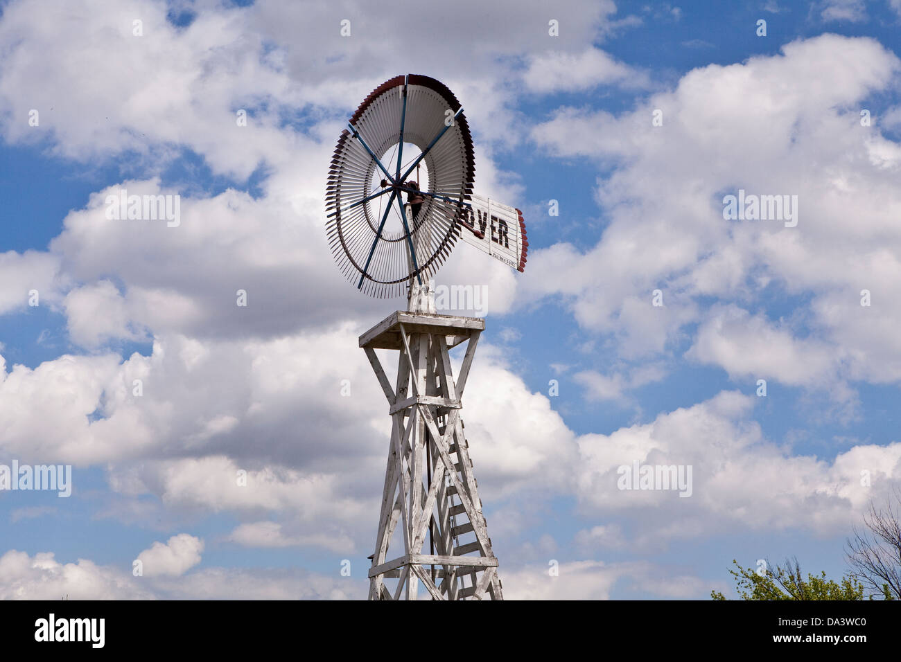 A vintage Stover Windmill is seen in Dearborn' Greenfield Village in ...