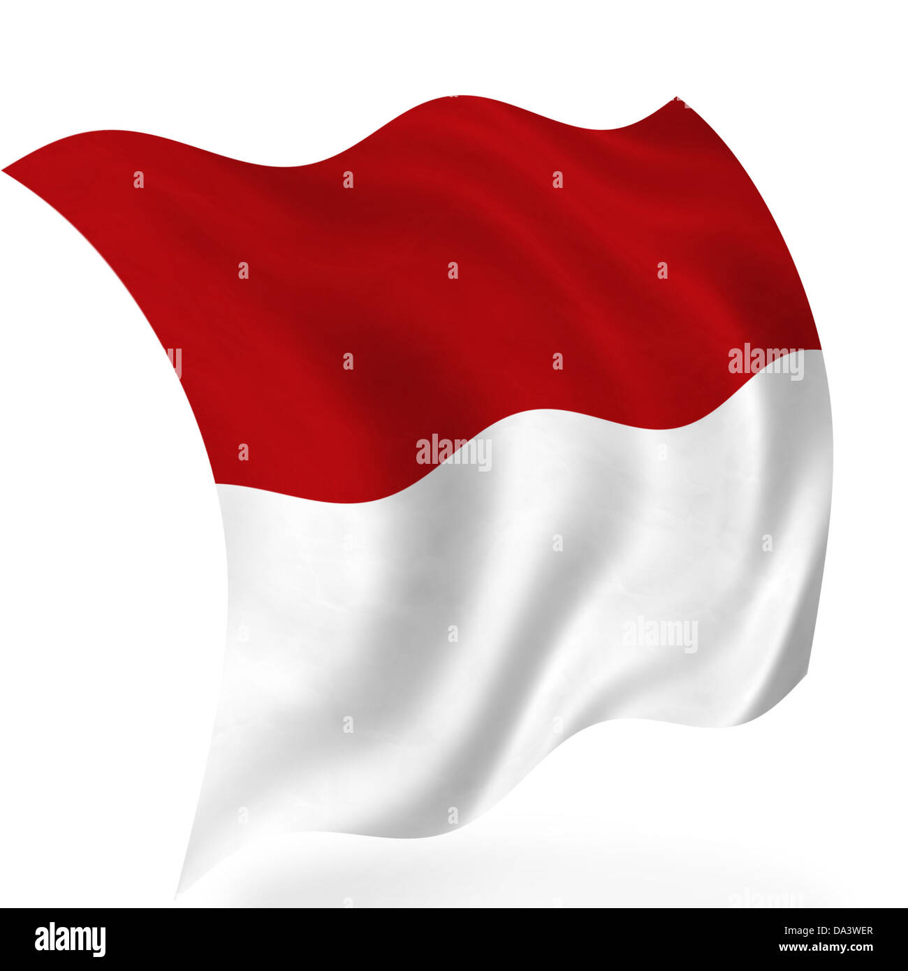 Monaco flag, isolated Stock Photo - Alamy