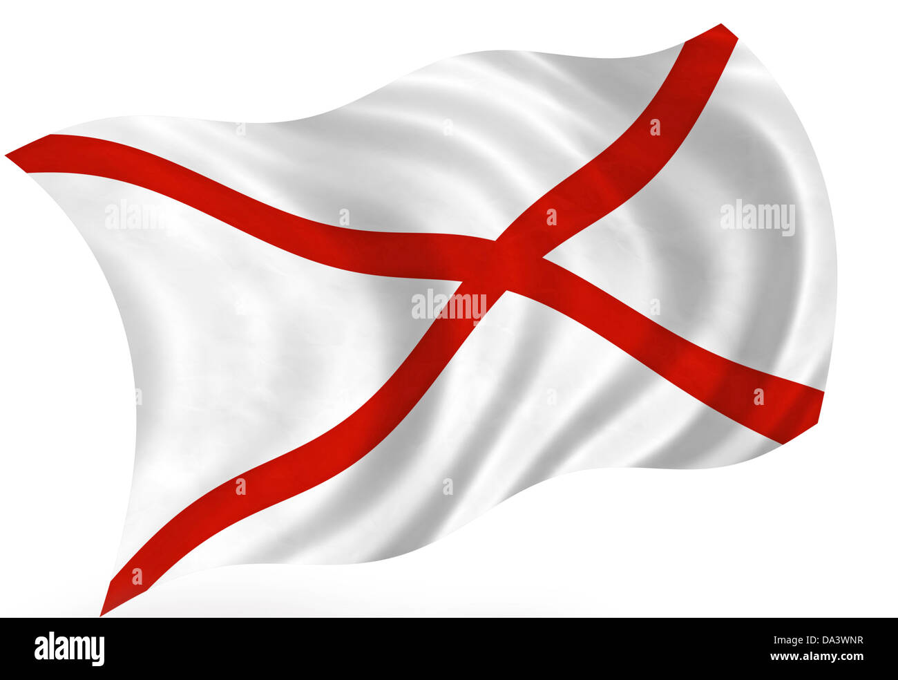 Alabama (USA) flag Stock Photo - Alamy