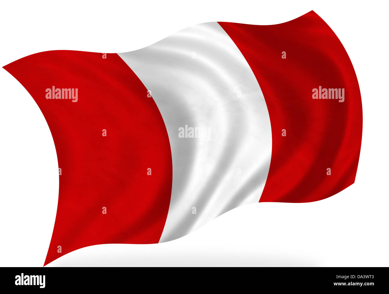 White peru flag hi-res stock photography and images - Alamy