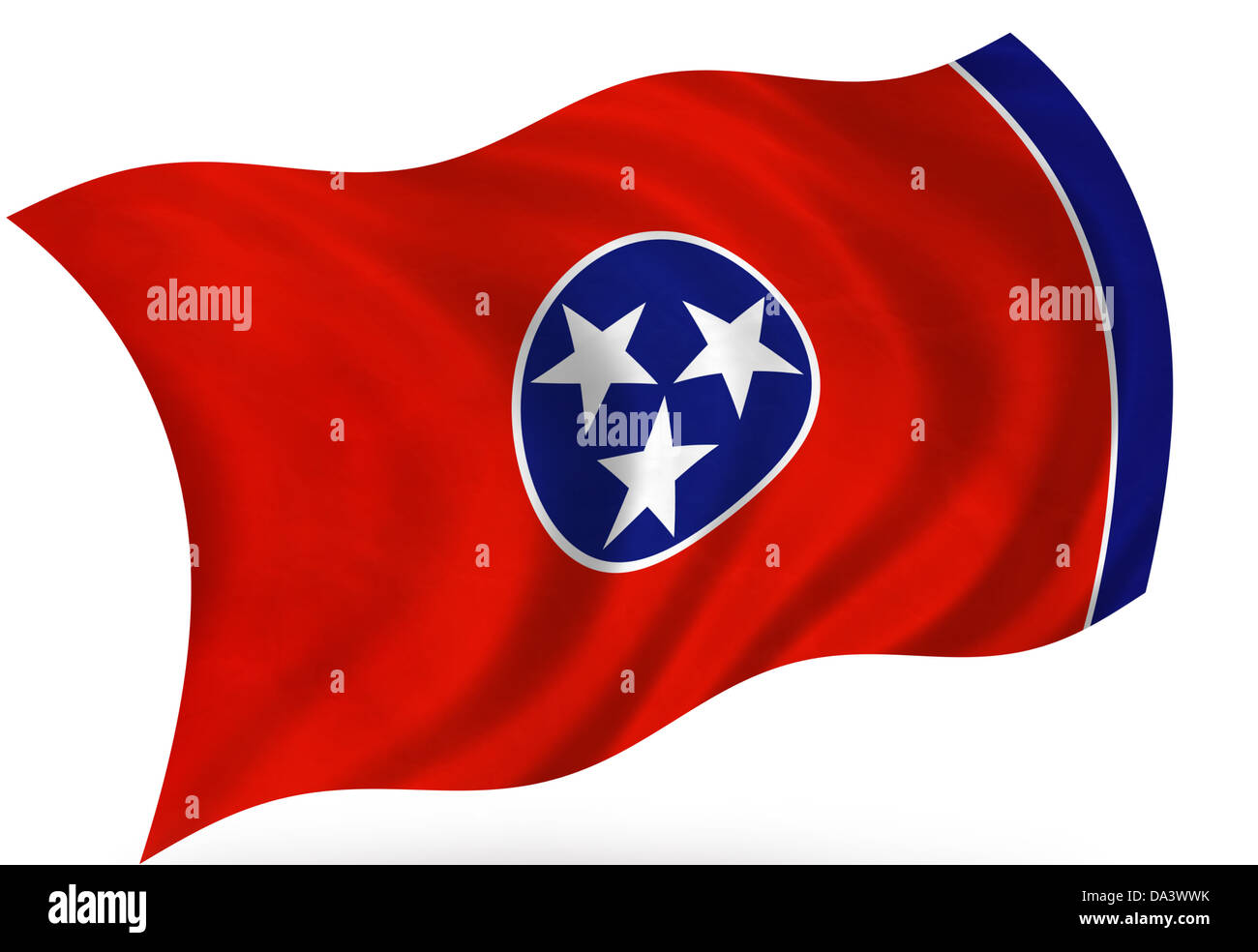 Tennessee (USA) flag Stock Photo - Alamy