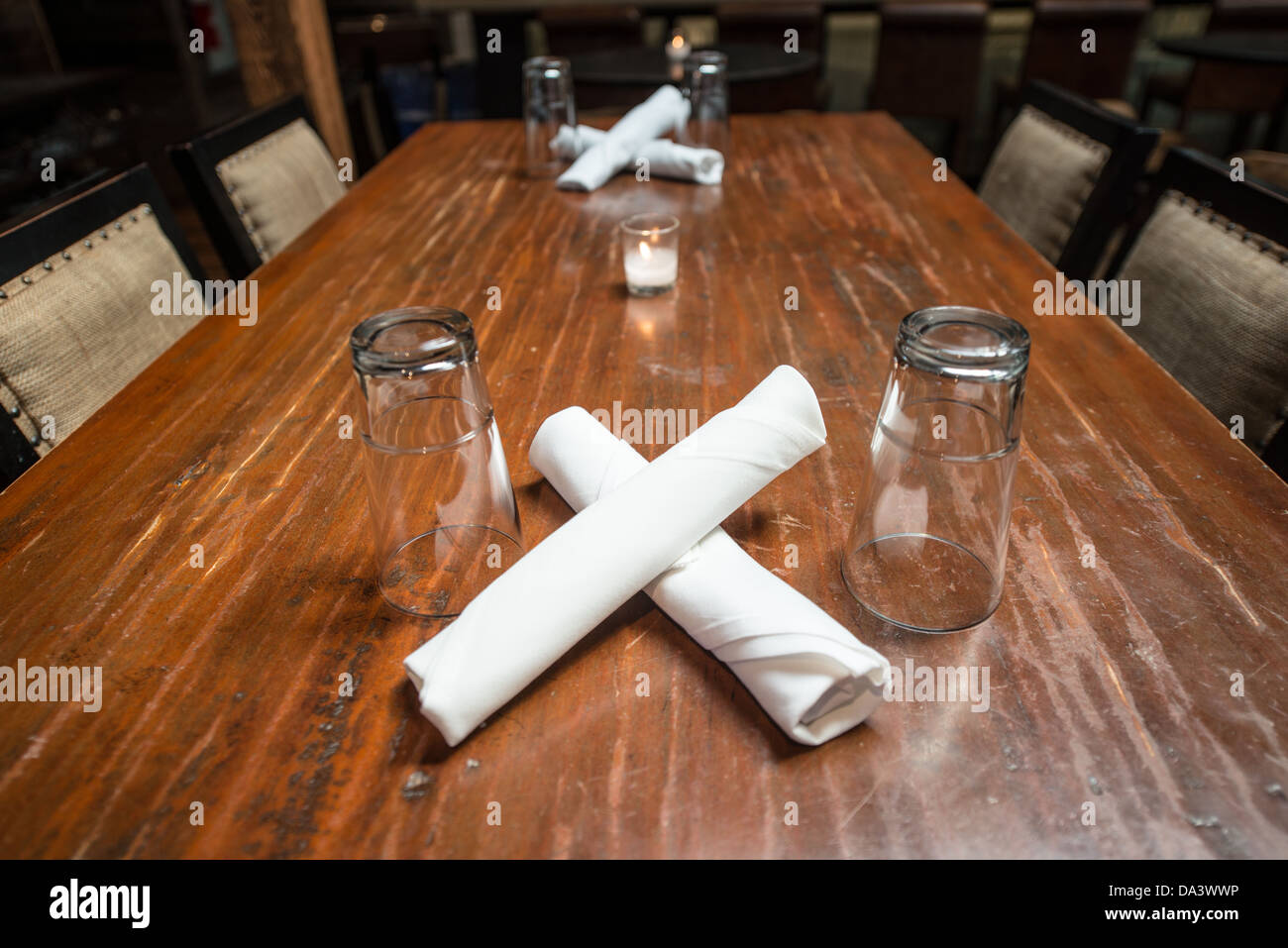 Simple Restaurant Table Setting