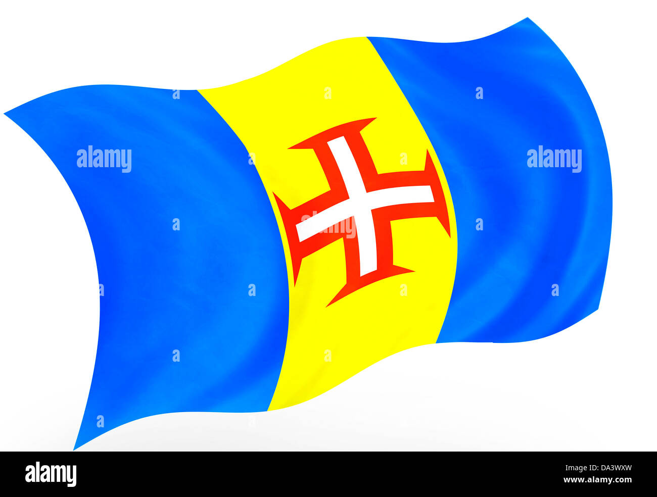 Madeira island (Portugal), flag Stock Photo - Alamy