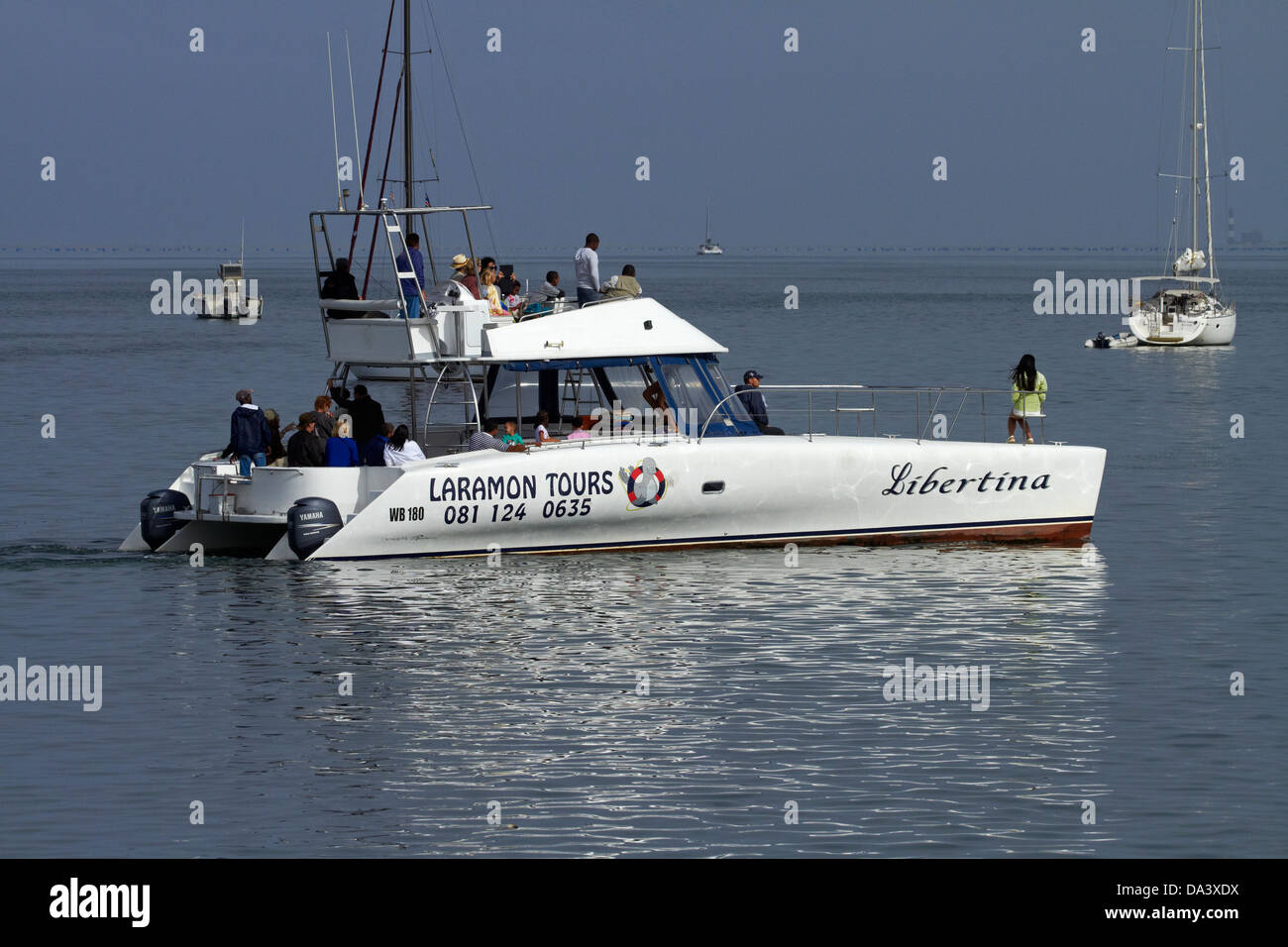 Laramon Tour Boat, Walvis Bay, Namibia, Africa Stock Photo - Alamy